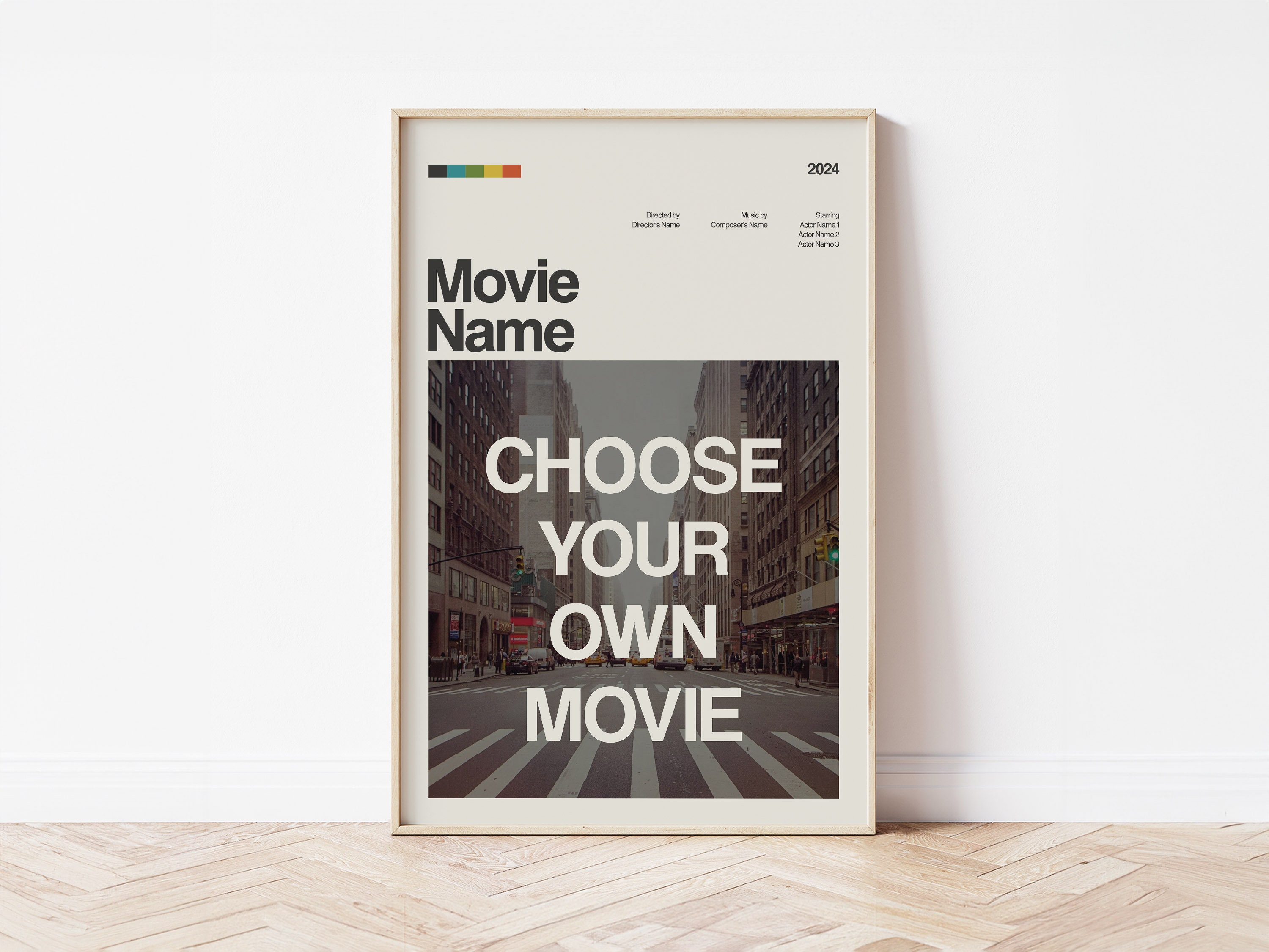 Custom Movie Poster, Modern Custom Poster Print, Customize Movie Poster ...