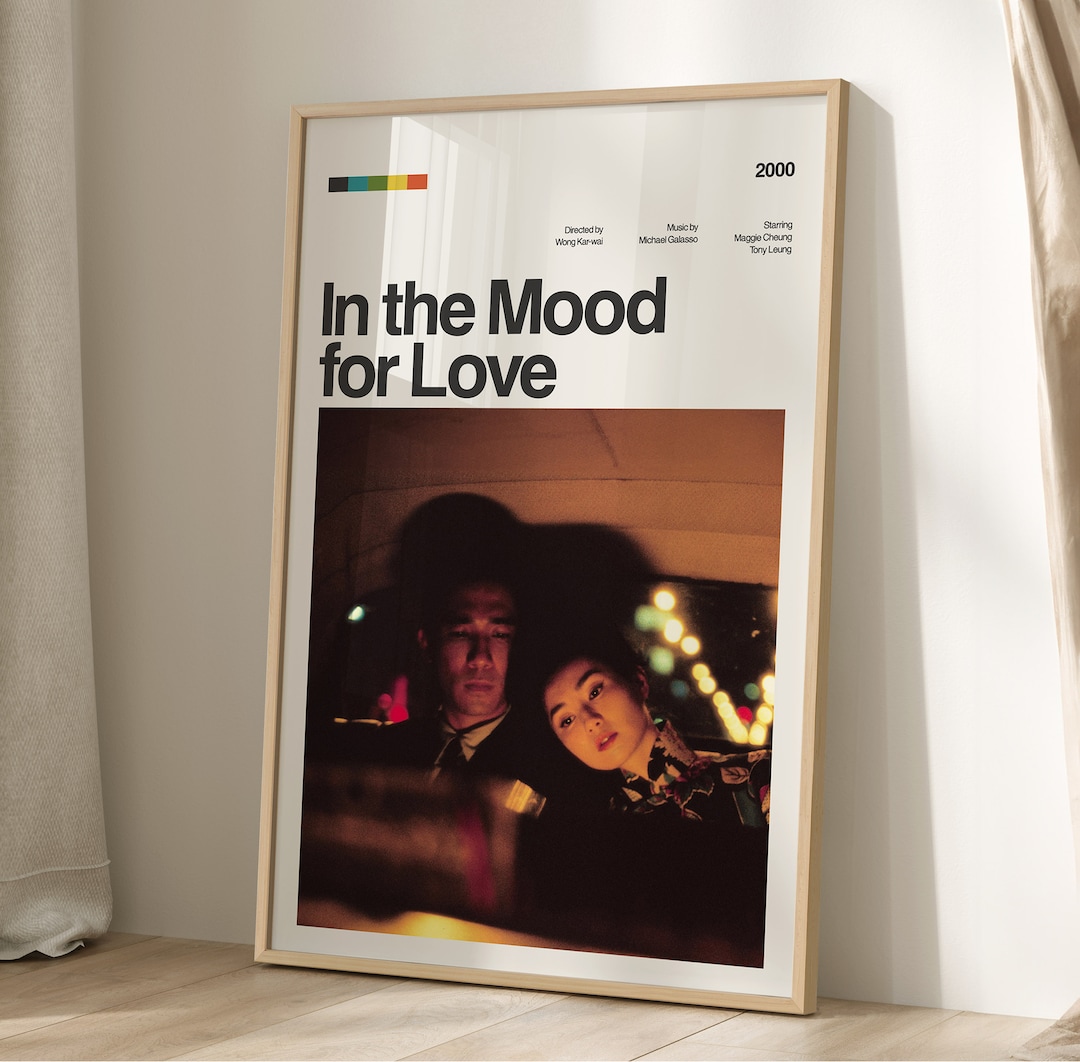 In the Mood for Love Movie Poster, Modern Movie Poster Print, in the ...