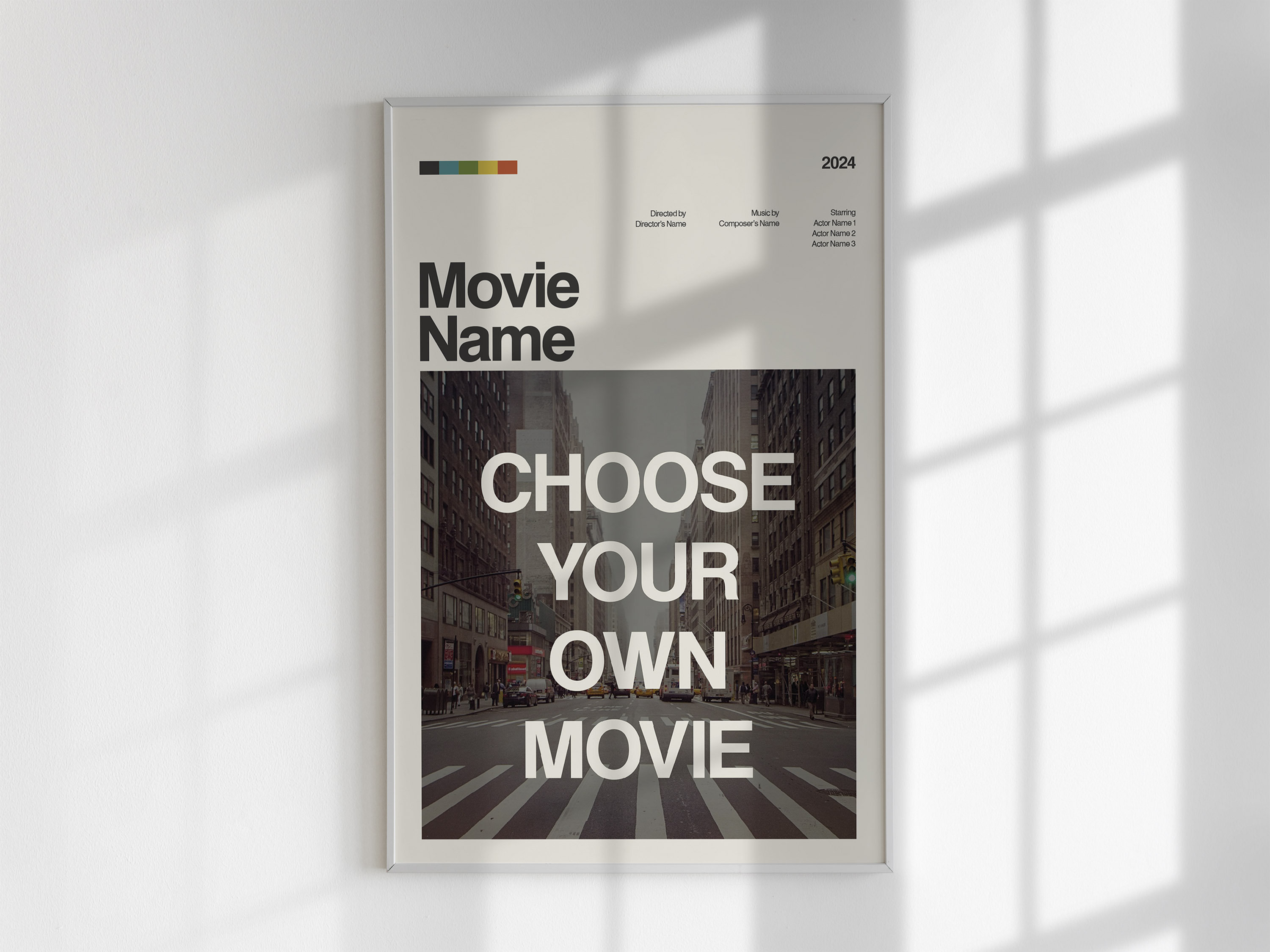 Custom Movie Poster, Modern Custom Poster Print, Customize Movie Poster ...