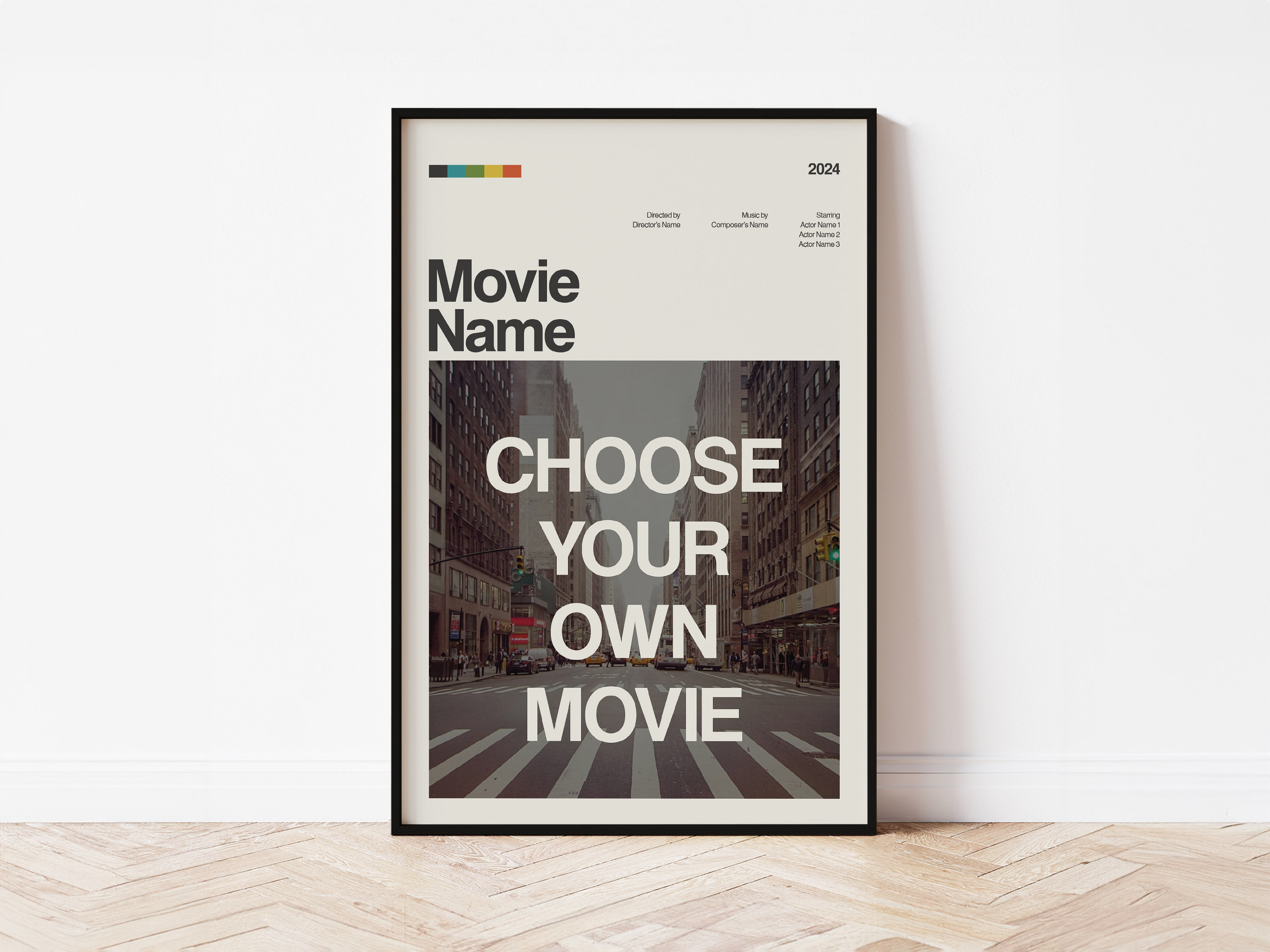Custom Movie Poster, Modern Custom Poster Print, Customize Movie Poster ...