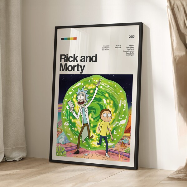 Rick and Morty Poster - Etsy