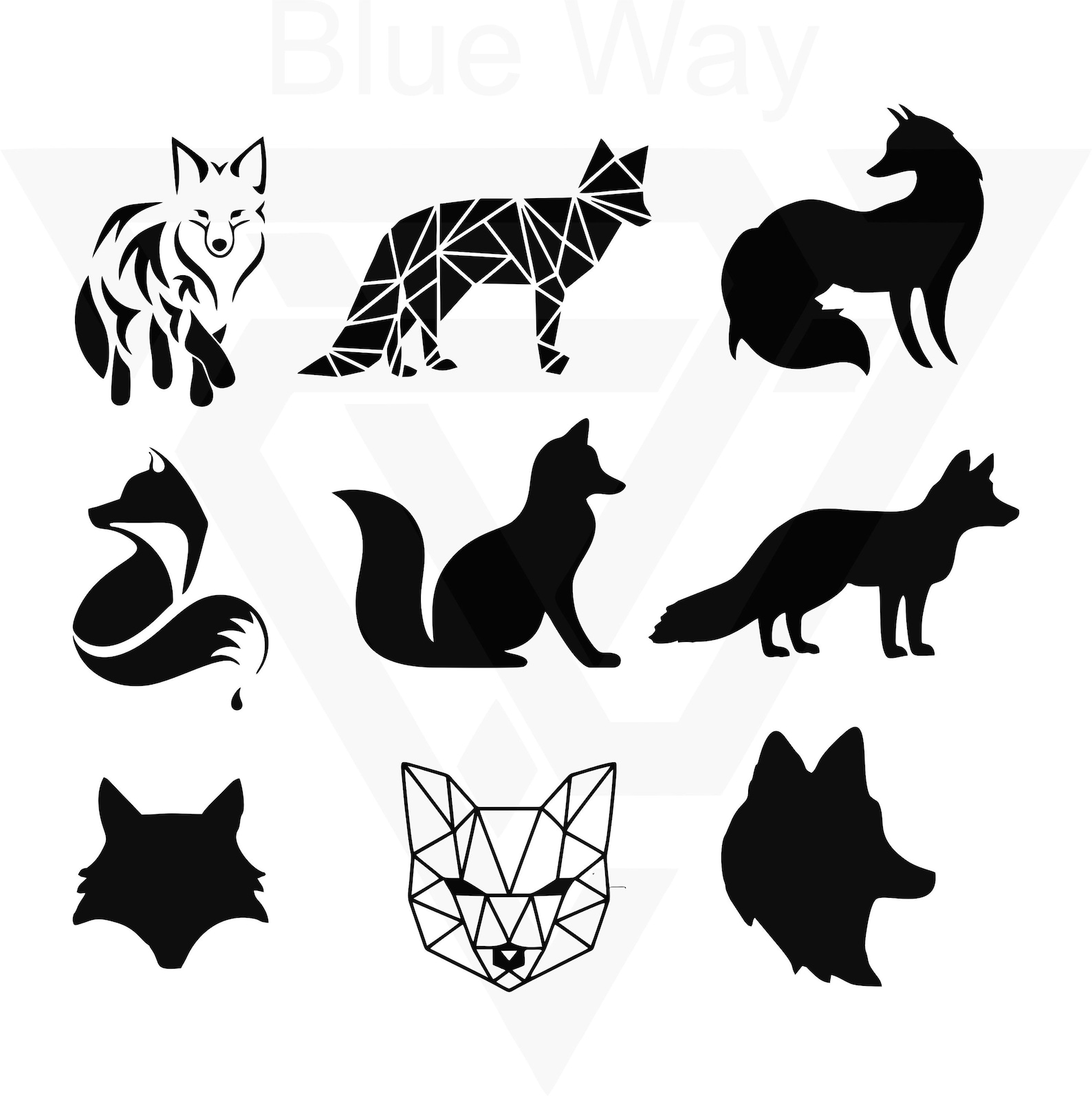 Fuchs svg Bundle Fuchs Clipart Fuchs Silhouette svg Fuchs - Etsy Schweiz