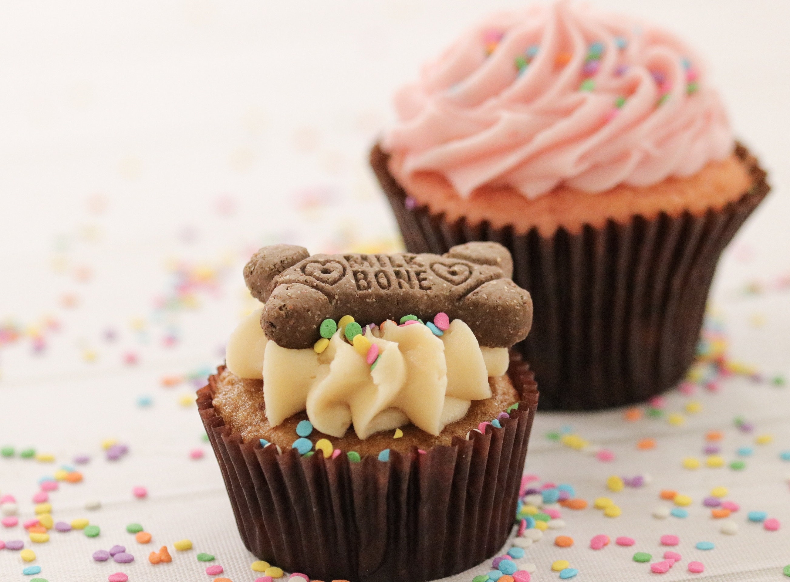 Mini Pupcakes- Doggie Oatmeal, Strawberry, Blueberry, Cheddar Banana ...