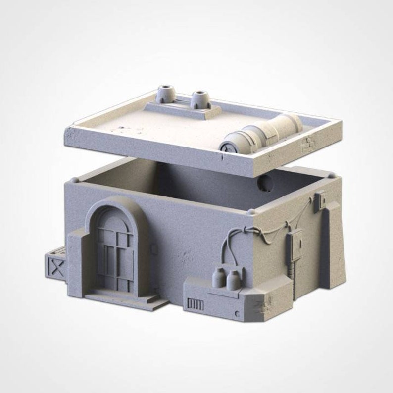 War Gaming Battle Tech Dessert Buildings by Txarli Factory. - Etsy