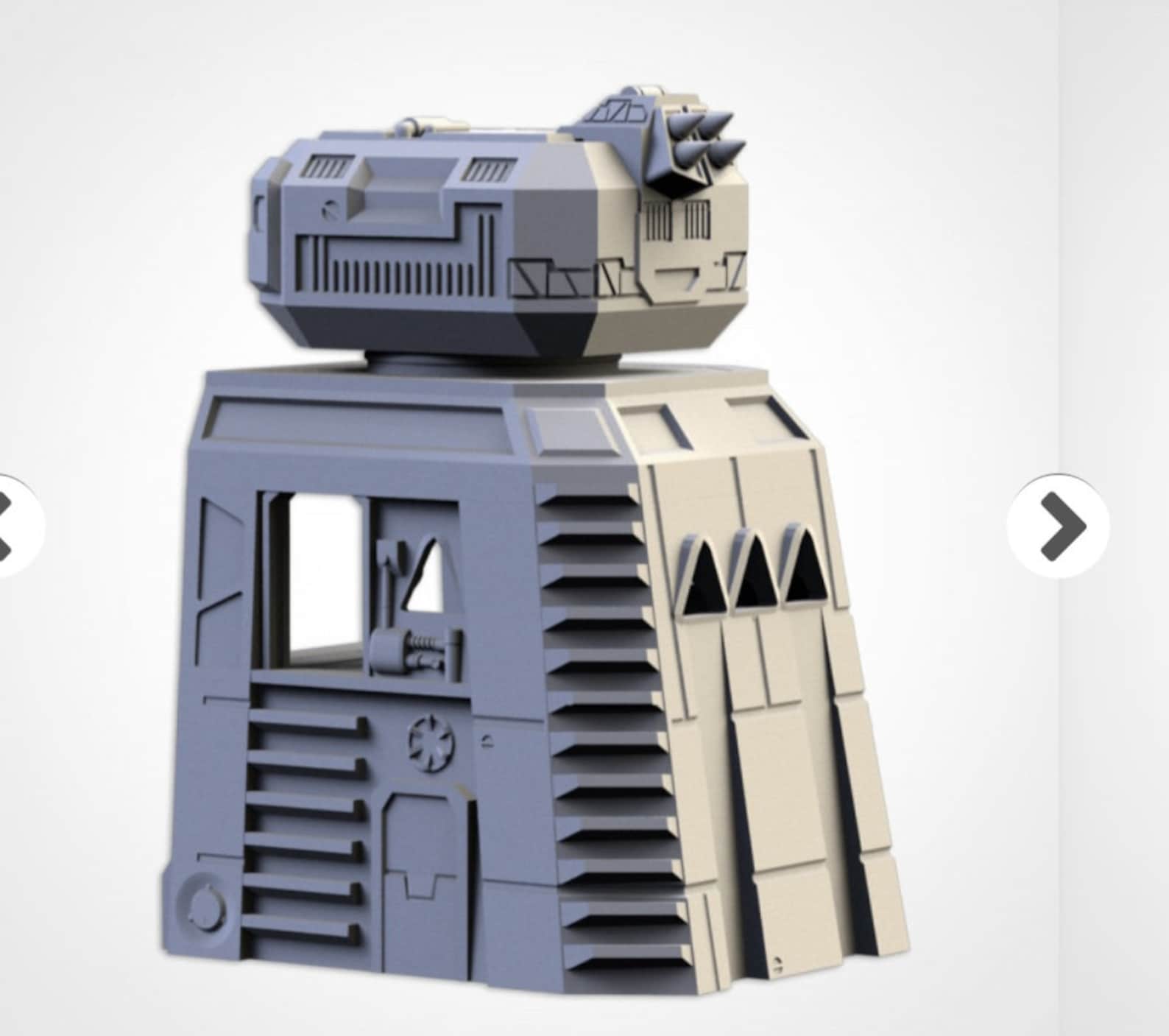 War Gaming Battle Tech Modular Defence Turrets by Txarli Factory - Etsy