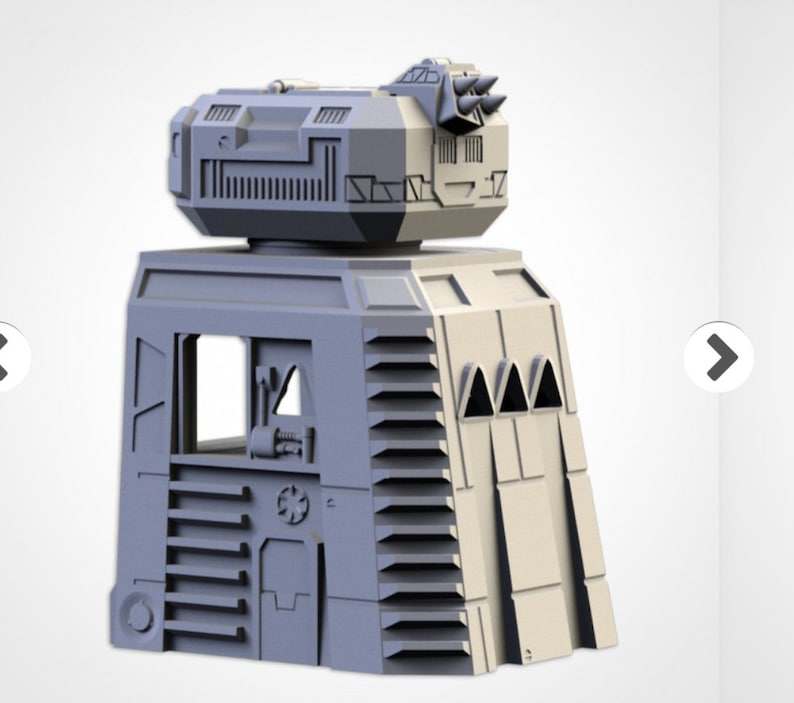 War Gaming Battle Tech Modular Defence Turrets by Txarli Factory - Etsy