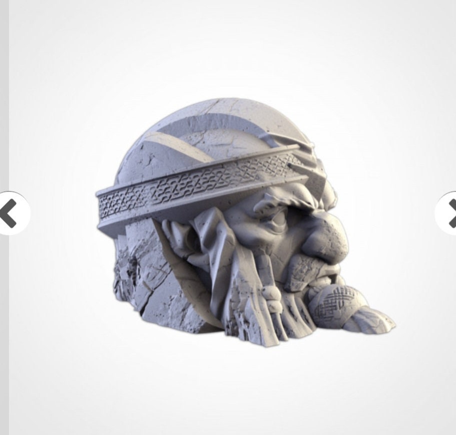 War Gaming Battle Tech Dwarf Village Tower Mine Heads and - Etsy