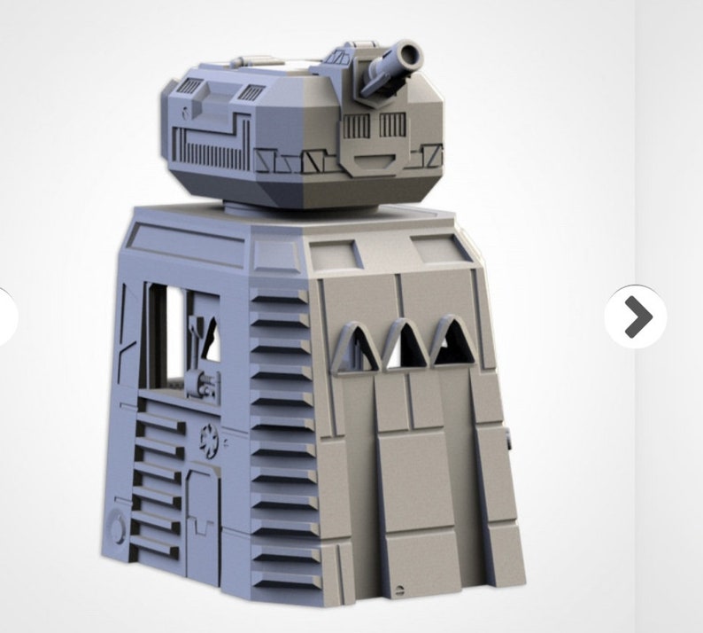 War Gaming Battle Tech Modular Defence Turrets by Txarli Factory - Etsy