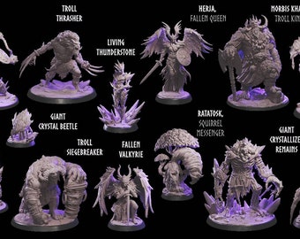 Monster Figures Painting - Etsy