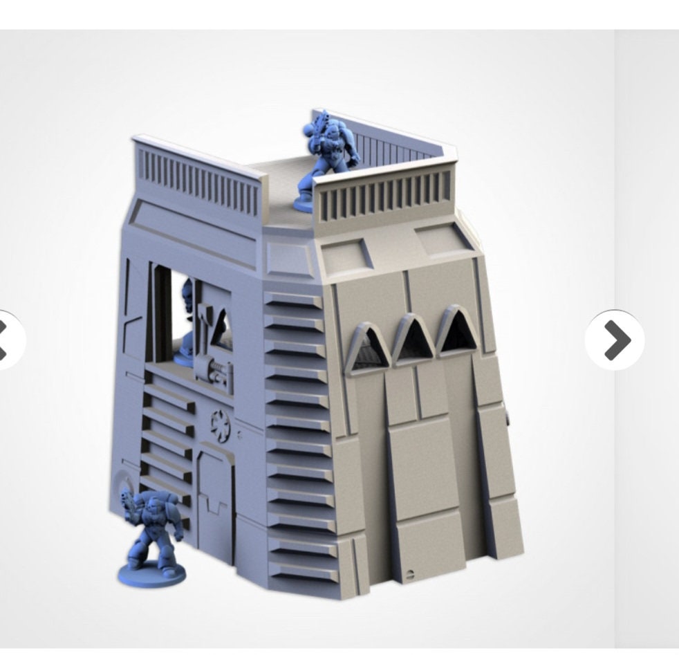 War Gaming Battle Tech Modular Defence Turrets by Txarli Factory - Etsy