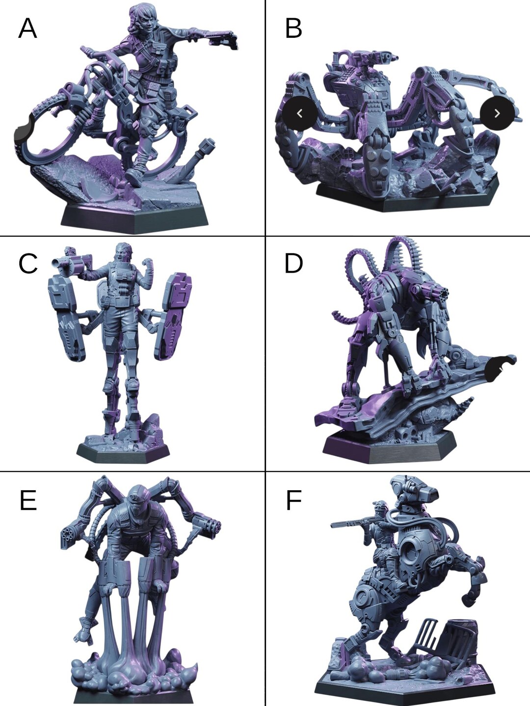 War Gaming SCI-FI Characters for RPG and Painting. - Etsy
