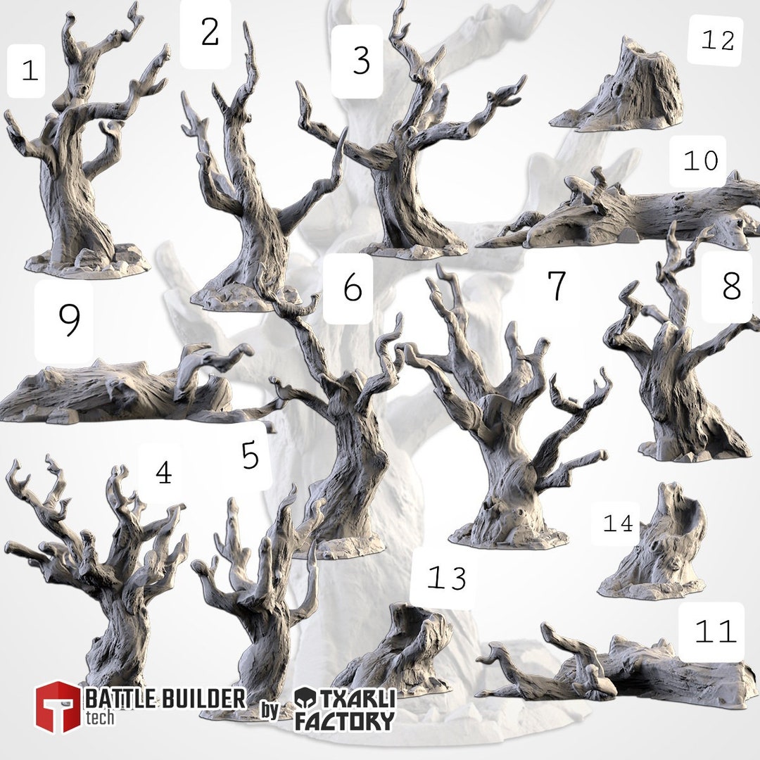 War Gaming Battle Tech Dead Trees by Txarli Factory - Etsy