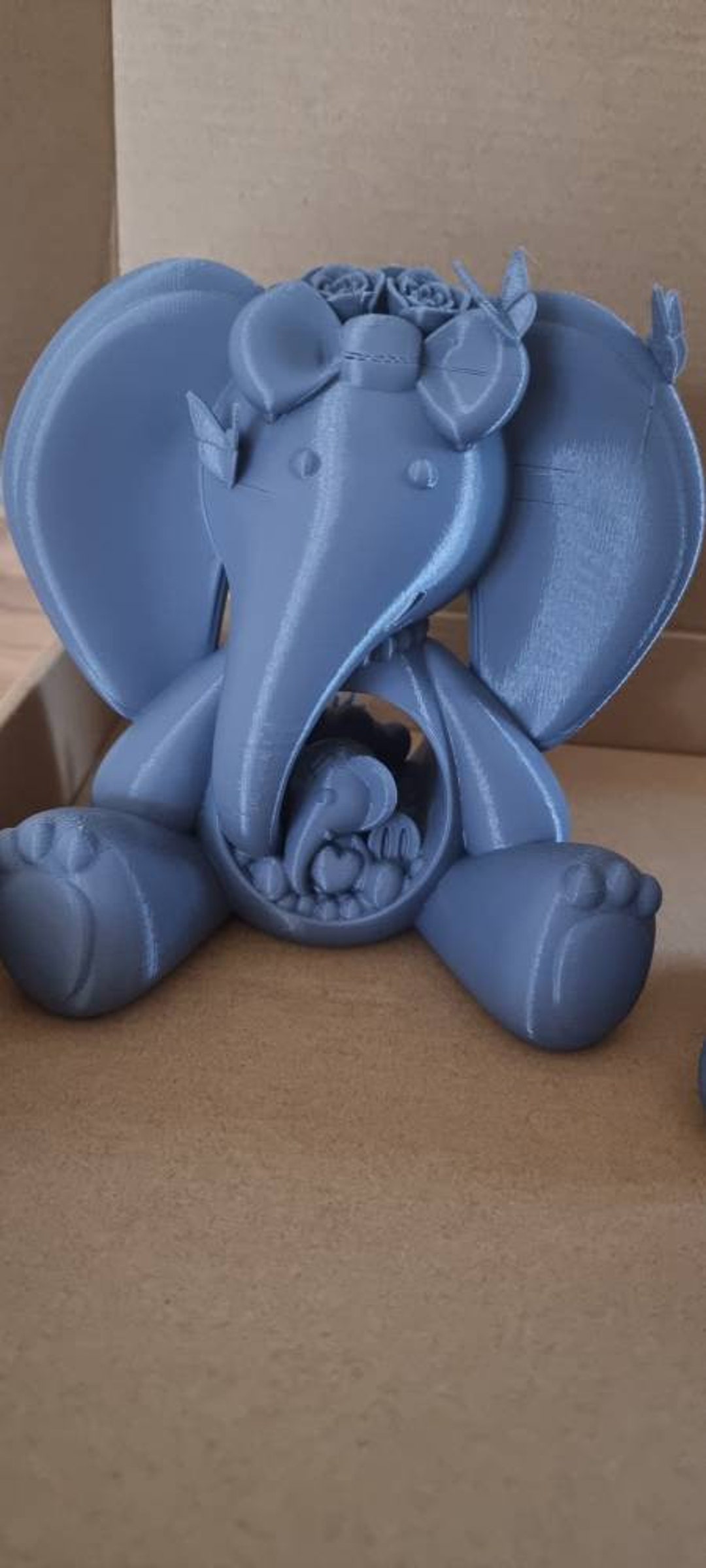 3d Printed Elephant Ideal for Baby Showers - Etsy