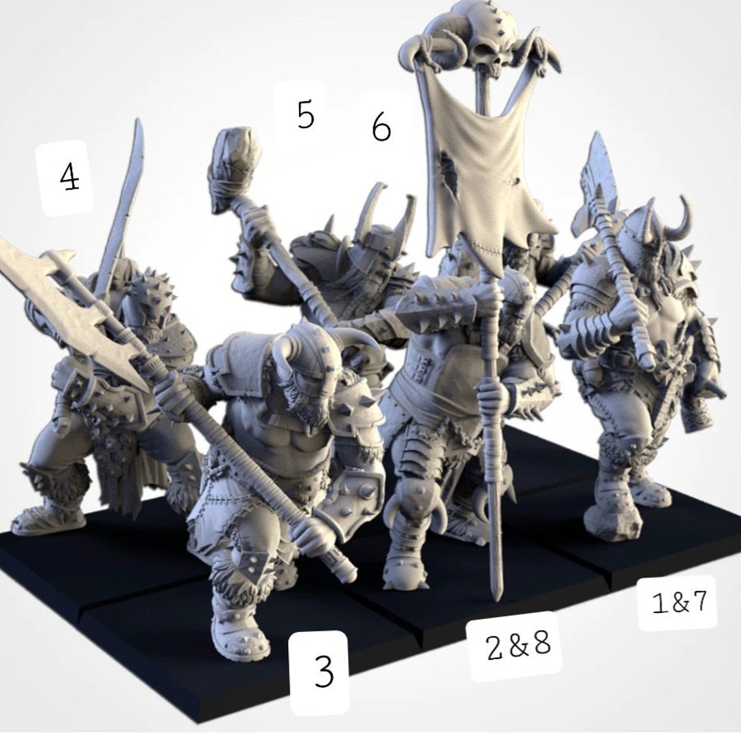 Thug Orges the 9th Age or Similar Games. RPG by Txarli Factory Resin ...