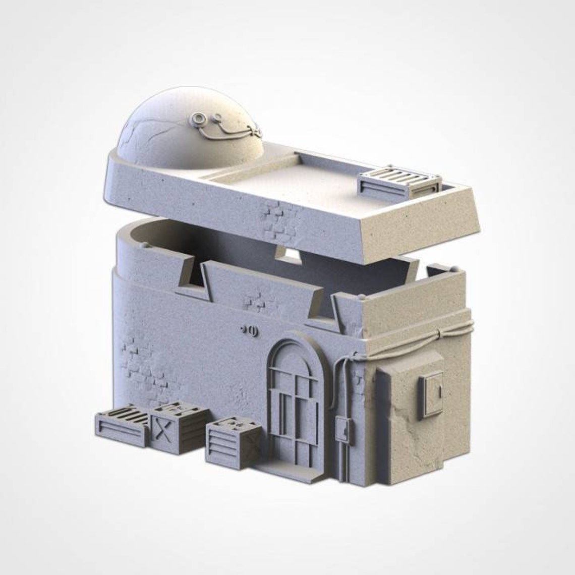 War Gaming Battle Tech Dessert Buildings by Txarli Factory. - Etsy
