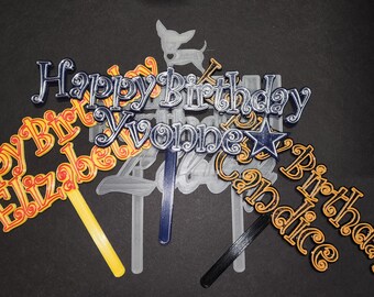 Custom Cake Toppers - Etsy