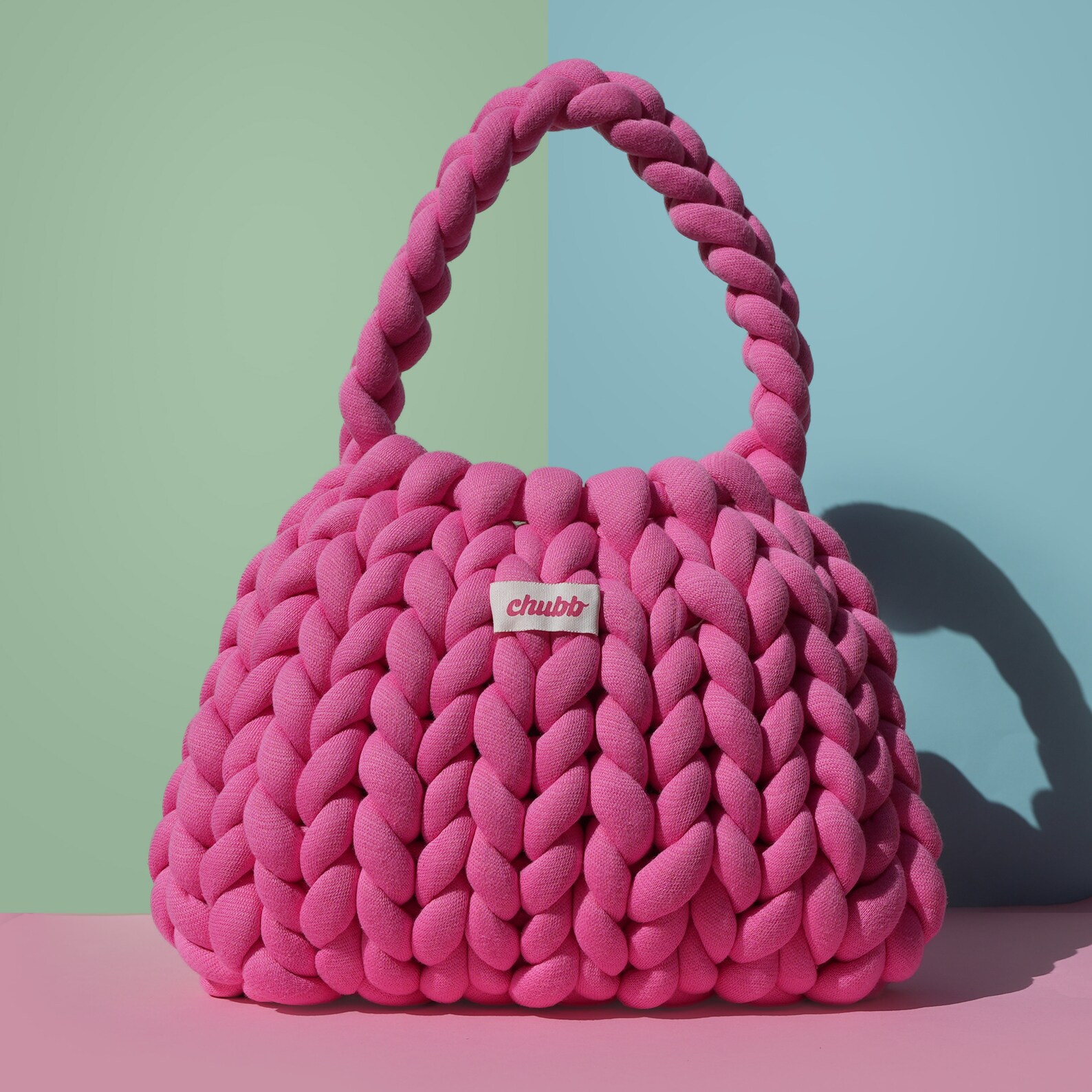 Chubb Pink Big Bag, Chubby Bag, Beach Bag, Summer Vıbes Bag, Handmade ...
