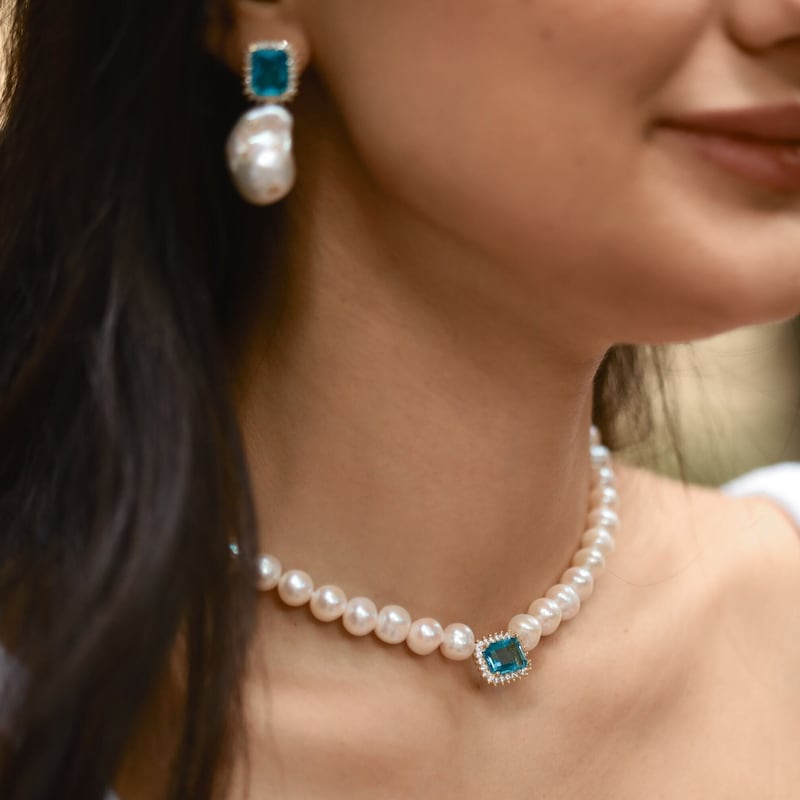 Natural Blue Pearls - Etsy