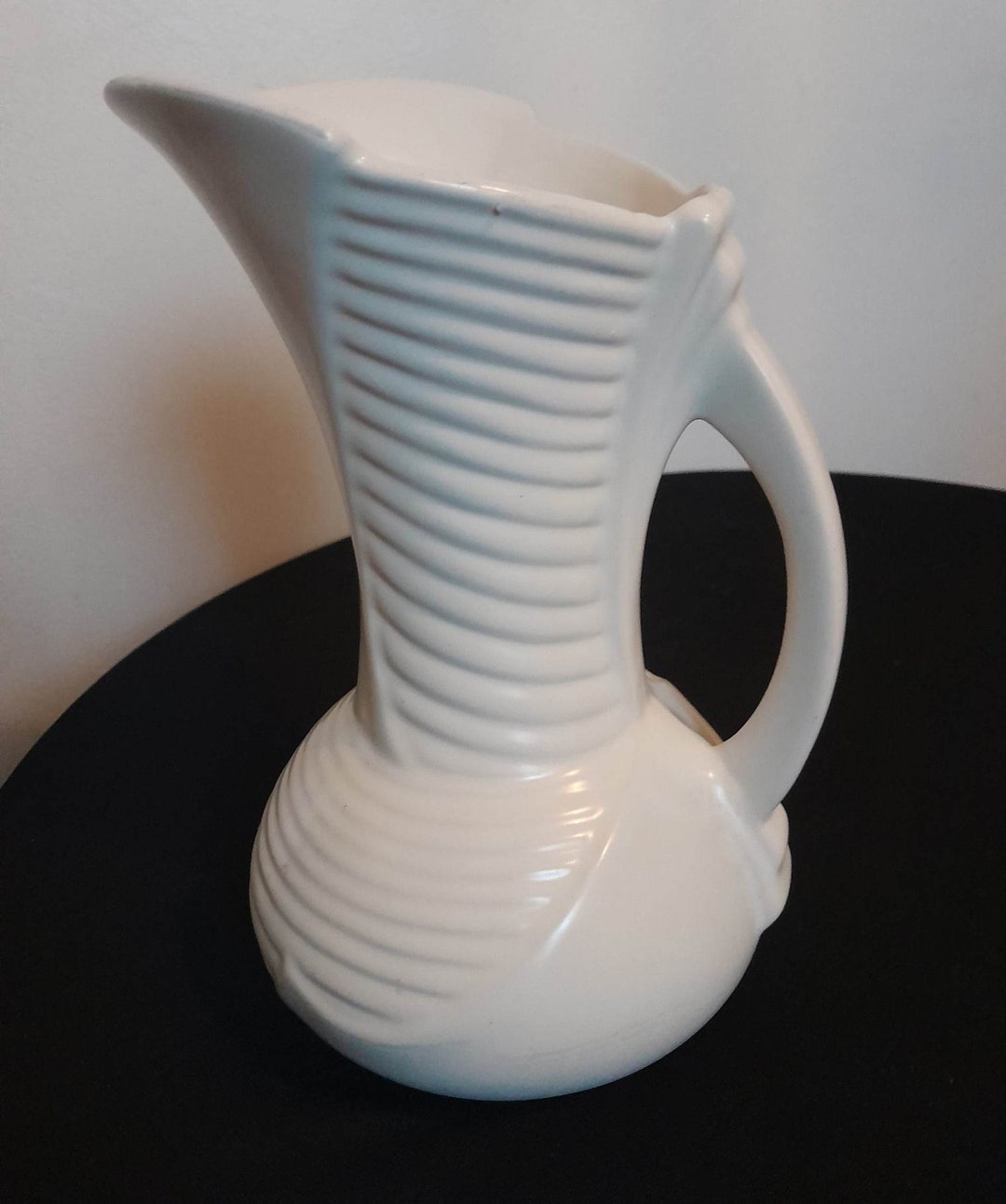Beautiful Sylvac Ribbed Ceramic Jug No. 1344 Art Deco Jug in Shades of ...