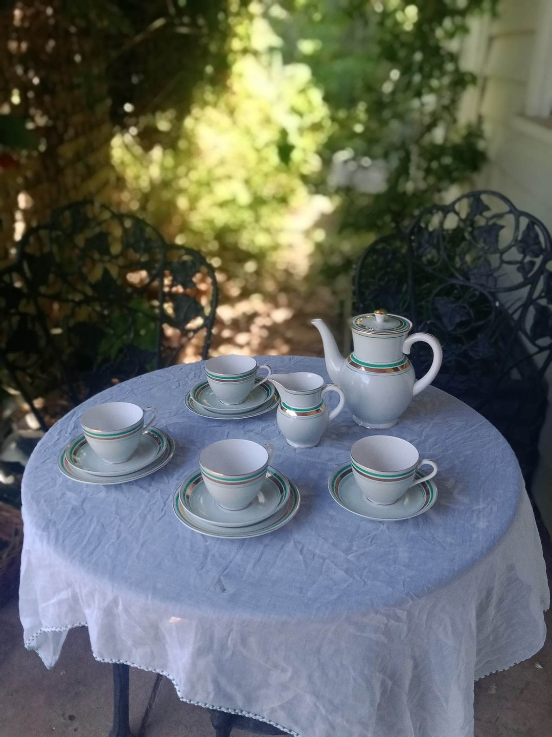 Vintage Mid-century Kokura Japanese Tea/coffee Set 14 Pieces Perfect ...