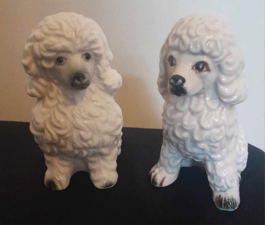 Fine Bone China Mid Century Vintage Japanese Poodle Ornaments Perfect ...
