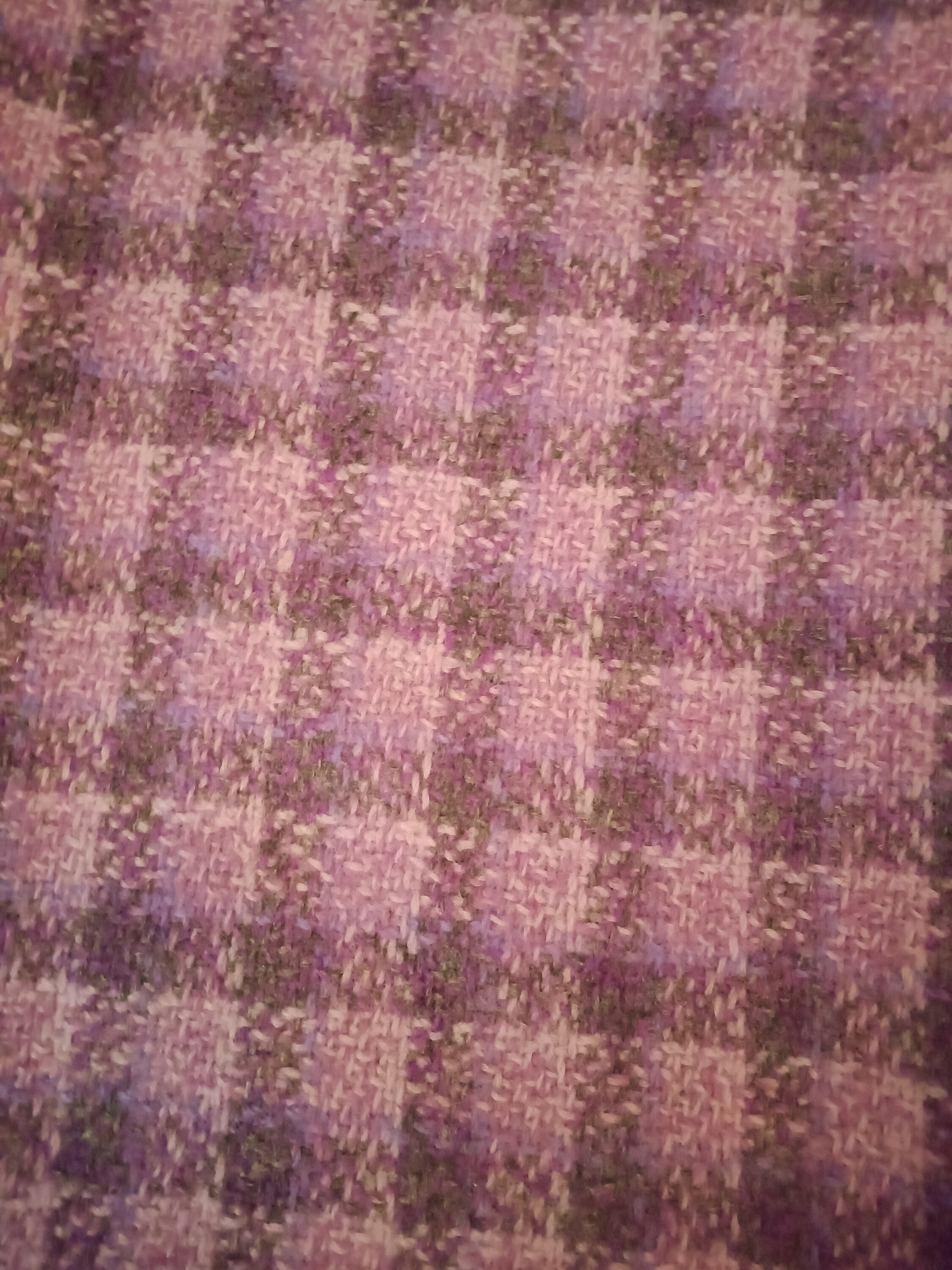 Authentic 60s Woolen Skirt-handmade-purple Check-lined Size 12/M - Etsy