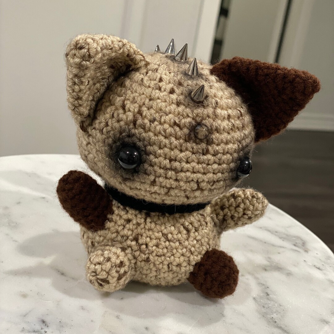 Crochet Metalhead Cat with Butt, Amigurumi Cat - Etsy