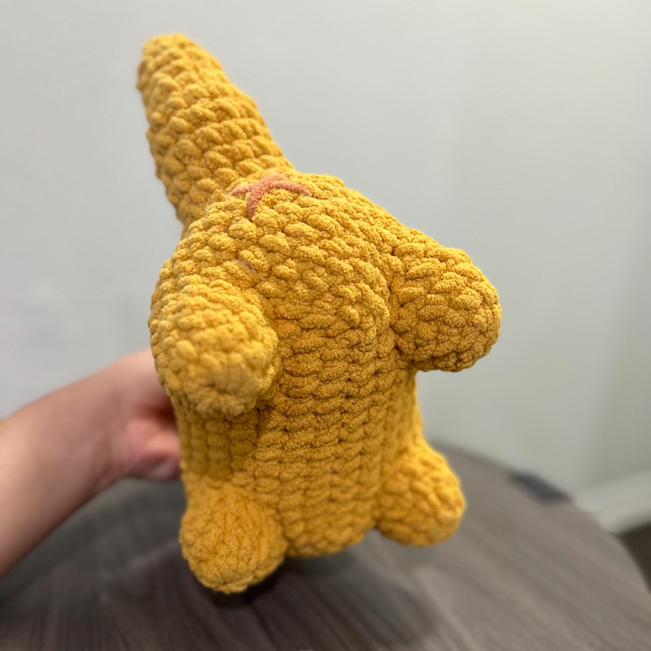 Yellow Crochet Dinosaur Brontosaurus - Etsy