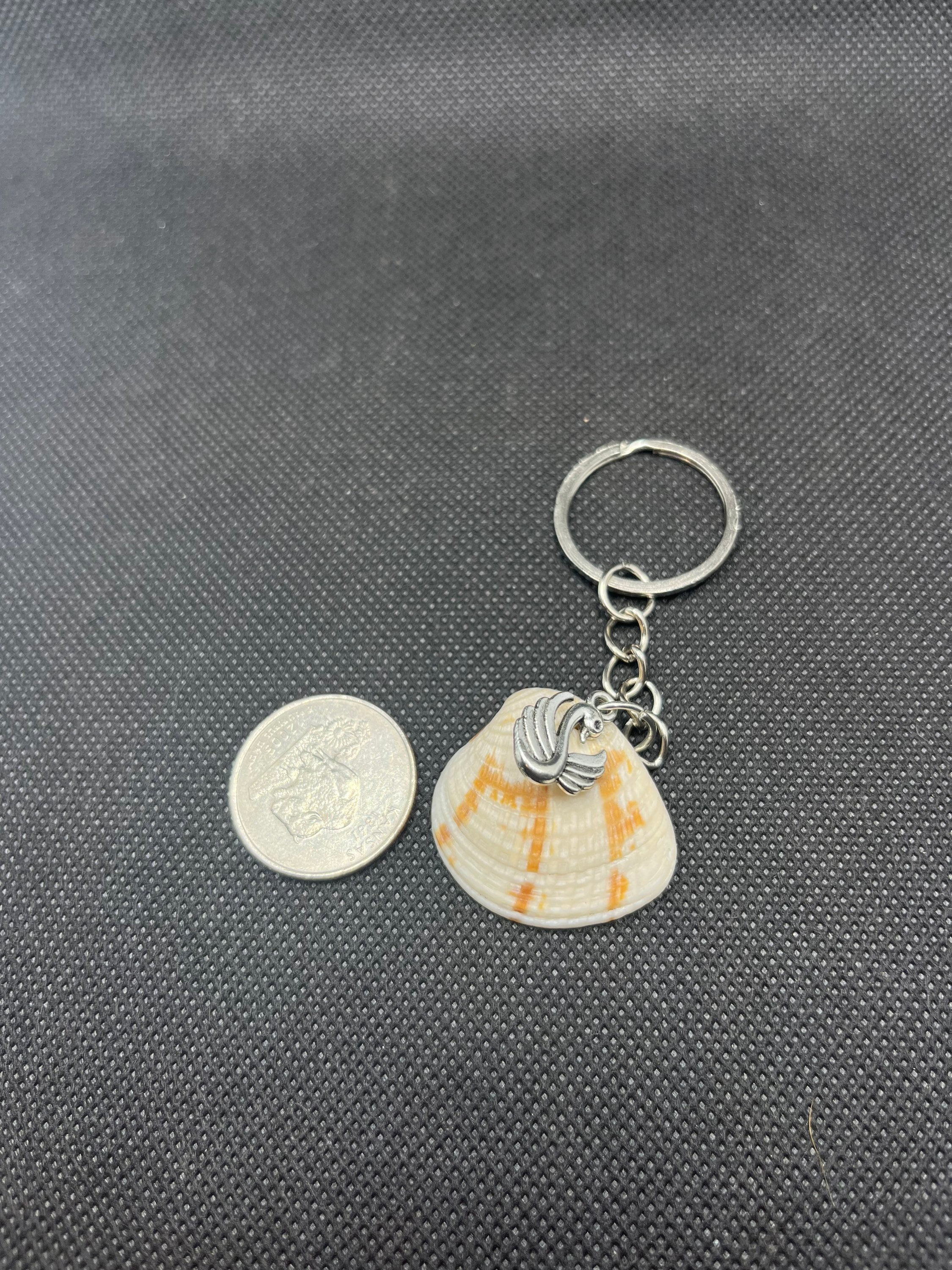 Seashell Keychain, Backpack Accessories, Keyrings for Kids, Gifts Under ...