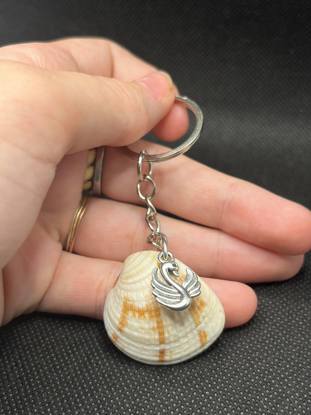 Seashell Keychain, Backpack Accessories, Keyrings for Kids, Gifts Under ...
