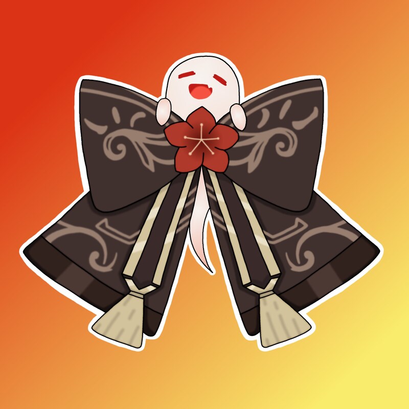 Hu Tao Sticker - Etsy