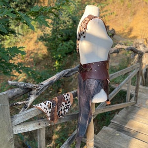 Queen of the Forest Costume, Wildlife Costume, Warrior Dress, Fur ...