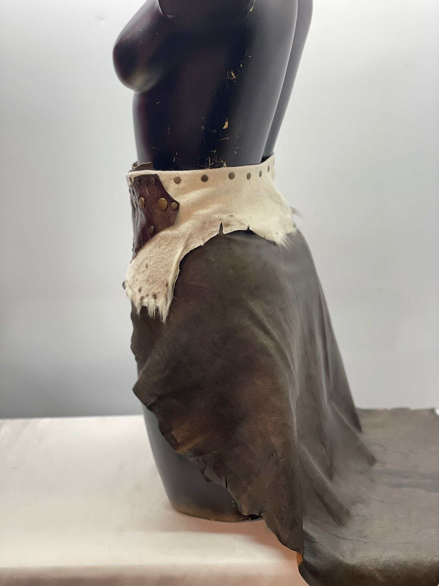 Leather Skirt,barbarian Costume,viking Costume,viking Clothes,tribal ...