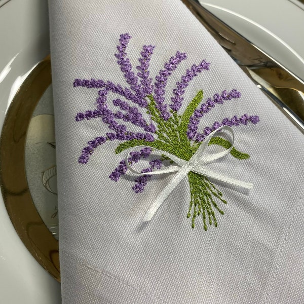 Lavender Napkins - Etsy