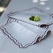 Custom Embroidered Table Runner- Wavy Border- Personalized Colors - Etsy
