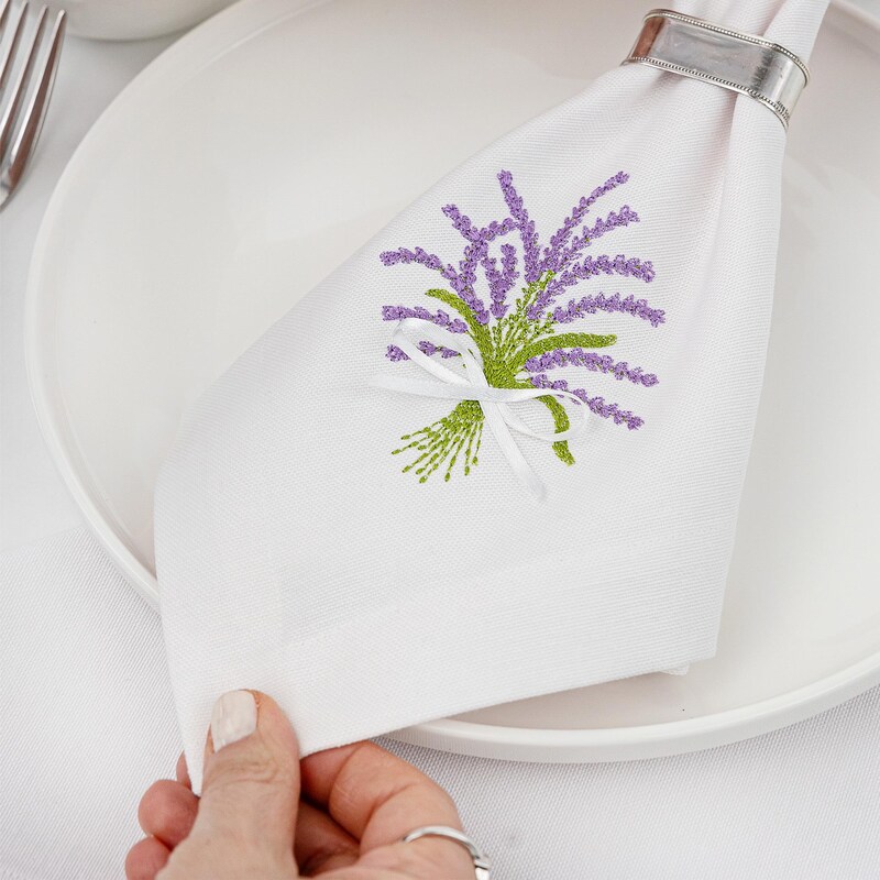 Lavender Napkins - Etsy