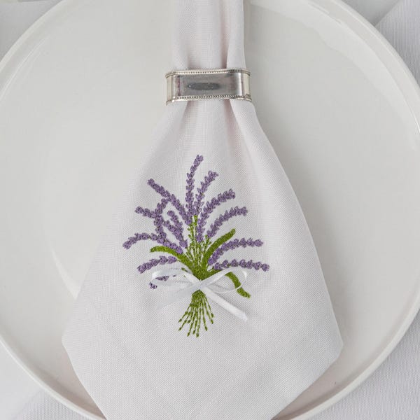 Lavender Napkins - Etsy