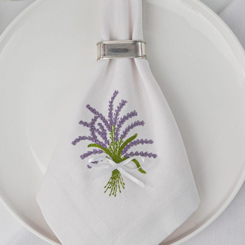 Lavender Napkins - Etsy