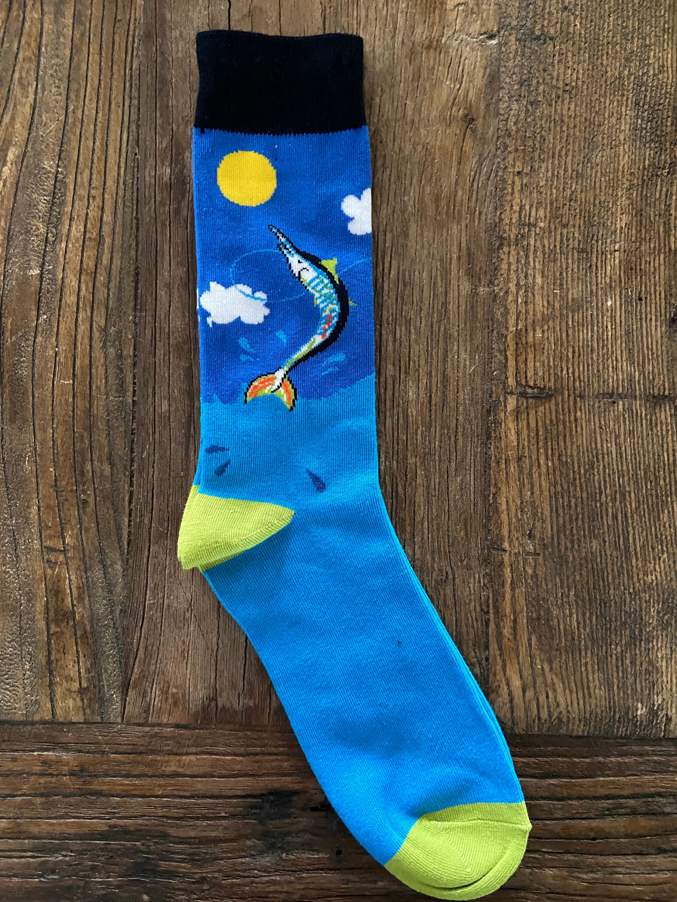 Angler Men's Socks fish on the Rod Size 38-46 Cotton, Polyamide ...