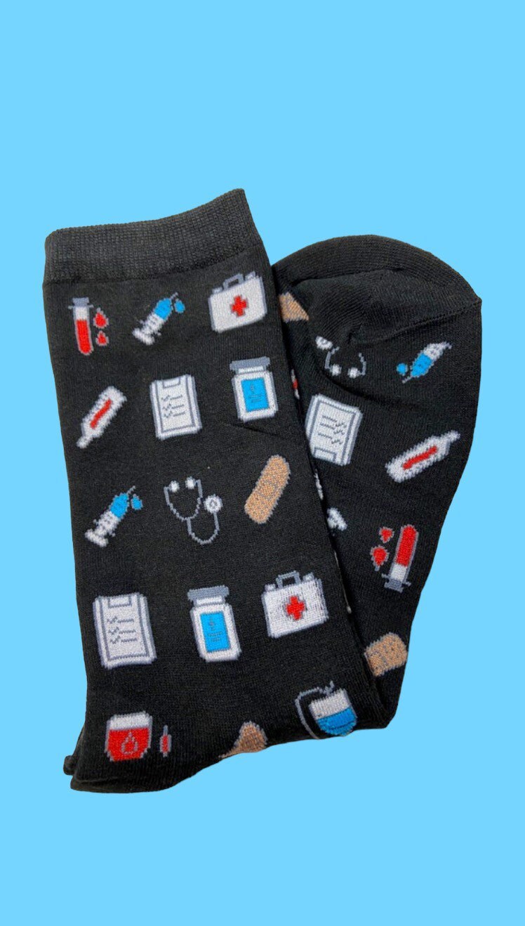 Medicine Socks for Men and Women Maruschko Socks - Etsy UK