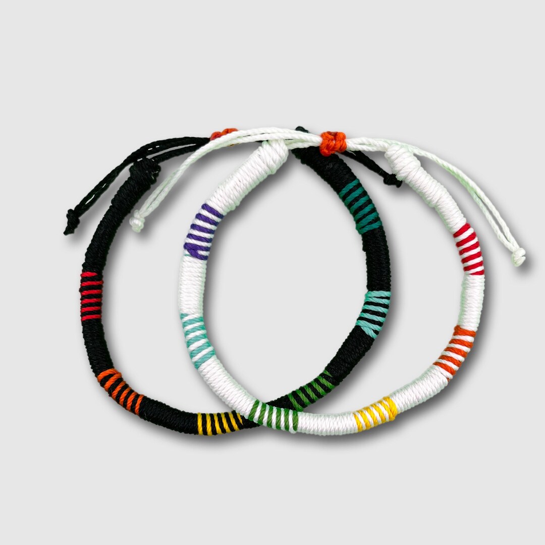 Rope Bracelets - Adjustable Rope Bracelet – Handmade Friendship ...