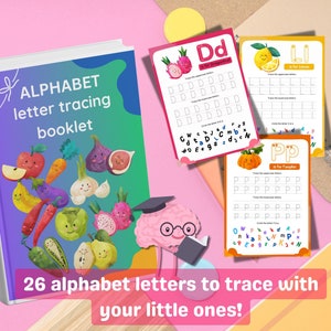 Fun ABC Tracing Worksheets for Kids Vibrant ABC Handwriting Practice ...