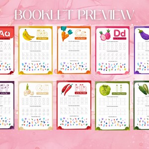 Fun ABC Tracing Worksheets for Kids Vibrant ABC Handwriting Practice ...