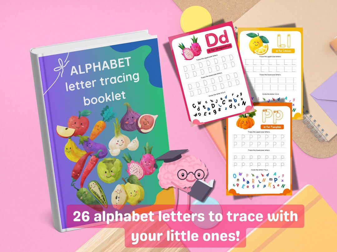 Fun ABC Tracing Worksheets for Kids Vibrant ABC Handwriting Practice ...