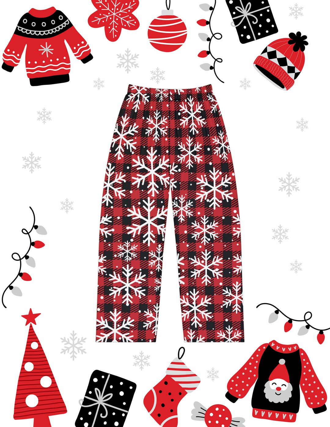 Christmas Plaid Pajama Pants Adult Christmas Pajamas Buffalo - Etsy