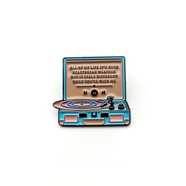 Record Player Pin - Etsy