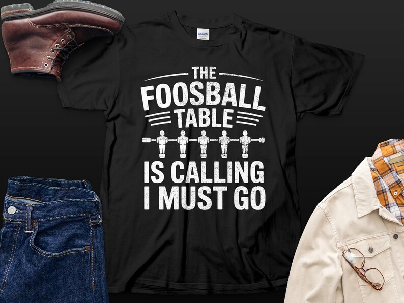 Foosball Shirt Table Soccer Tee Foosball Player Gift Game Room Shirt ...
