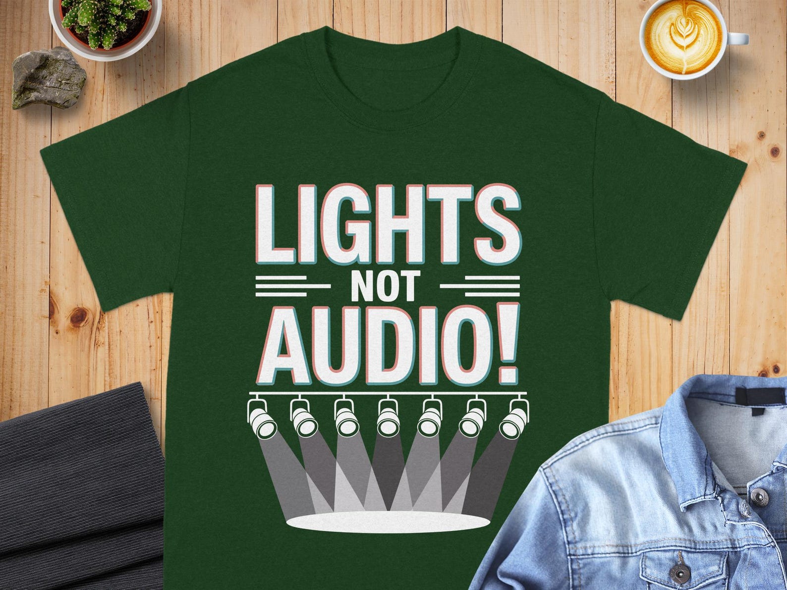 Stage Lighting Technician Shirt Live Event Crew Tee Production Team ...
