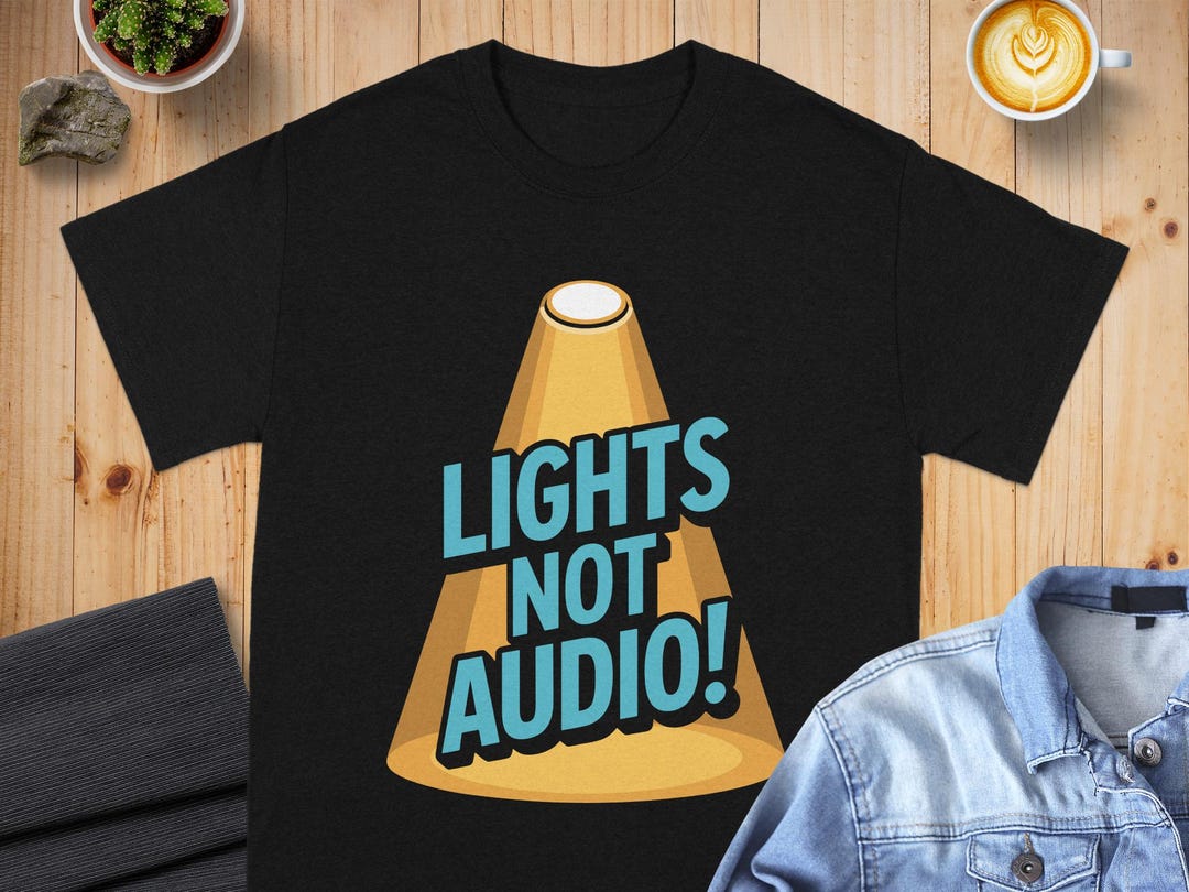 Stage Lighting Technician Shirt Live Event Crew Tee Production Team ...