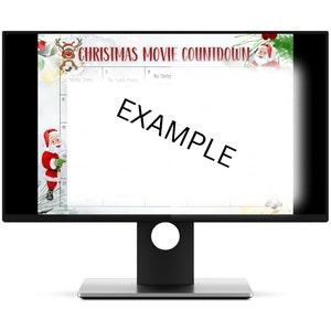 Christmas Movie Advent Calendar: Family & Kids Printable (digital ...